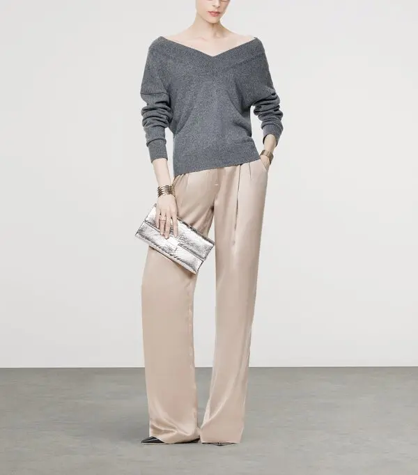 TOM FORD Silk Tailored Trousers