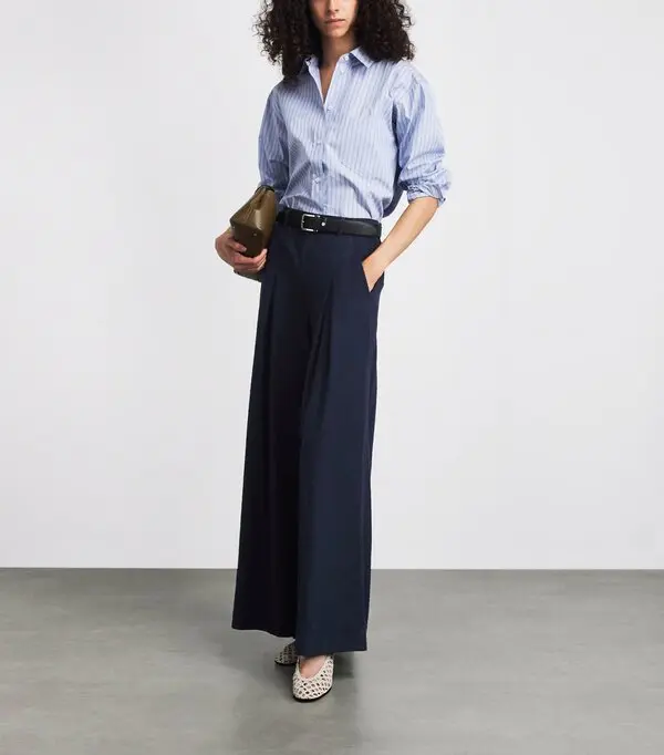 ME+EM Very Wide Pleated Trousers