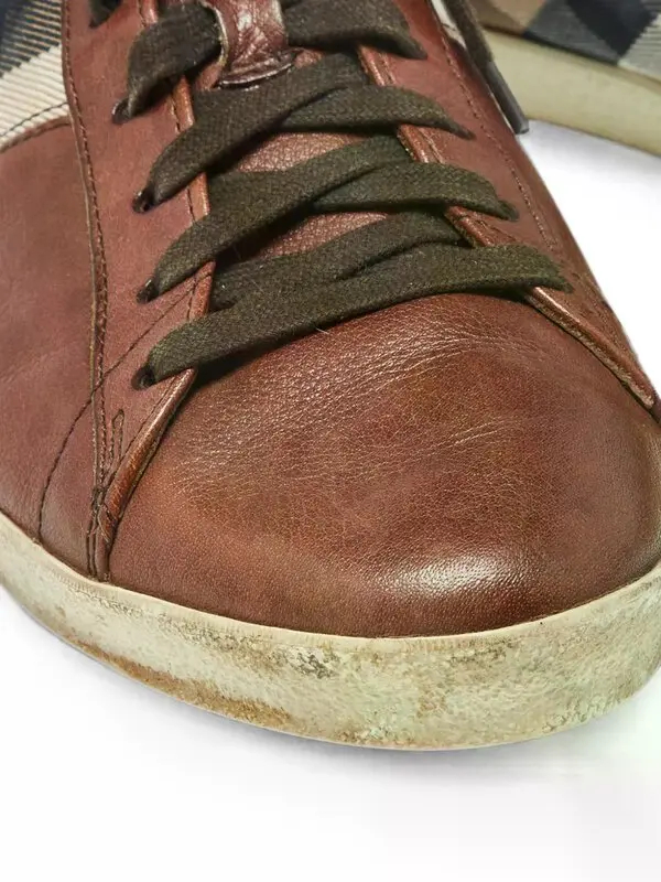 Burberry Nova Check Low-top Sneakers