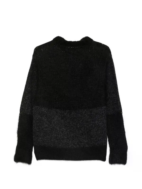 Undercover Colourblock Brushed-finish Sweater