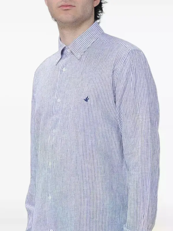 BROOKSFIELD Striped Linen Shirt