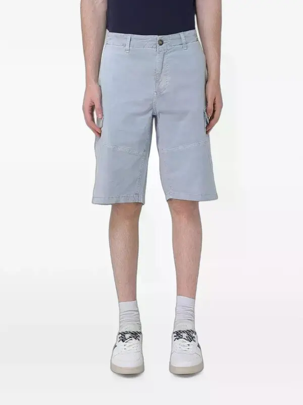 BLAUER. Stretch-cotton Cargo Shorts