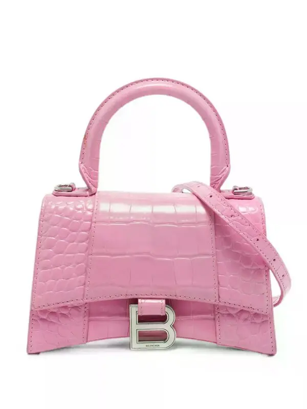 Balenciaga Xs Hourglass Top-handle Bag
