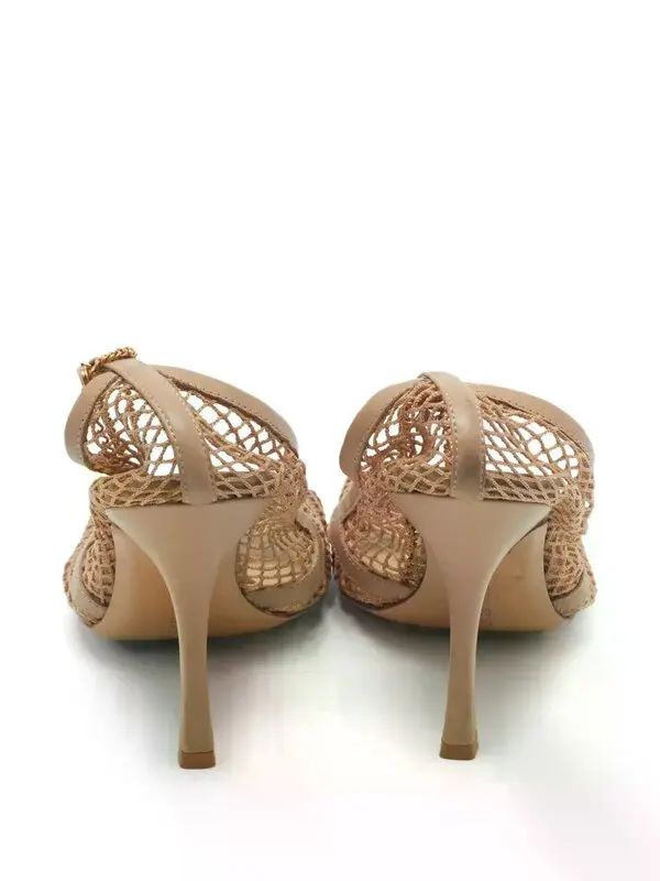 Bottega Veneta Stretch Mesh Heeled Pumps