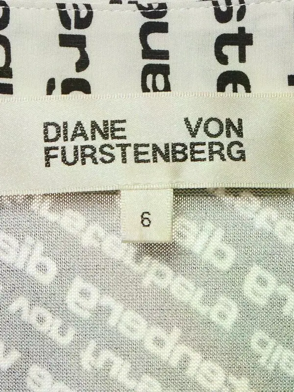 Diane Von Furstenberg Logo-print Wrap Midi Dress