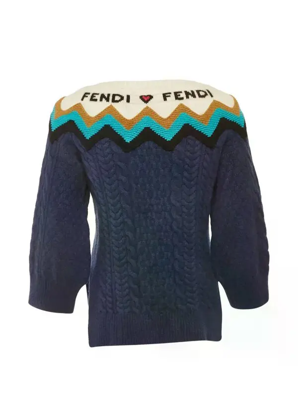Fendi Cable-knit Sweater