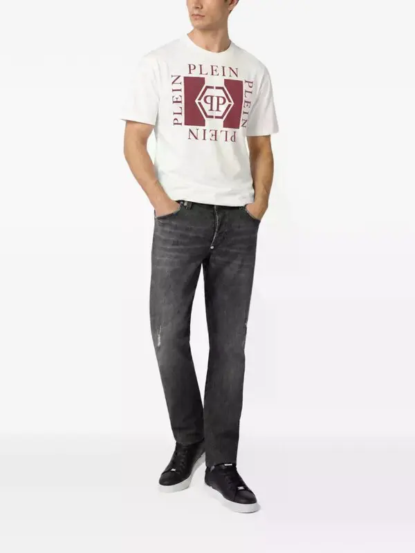 Philipp Plein Jersey T-shirt Pp - White