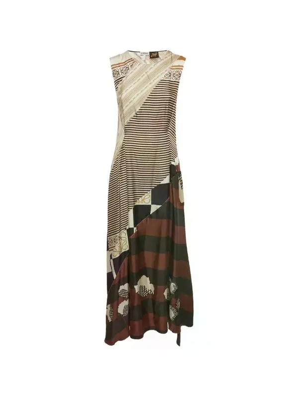 Loewe Printed Cut-out Midi Dress