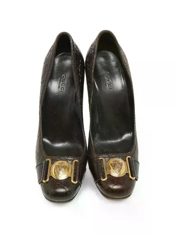 Gucci Hysteria Gg Monogram Heeled Pumps