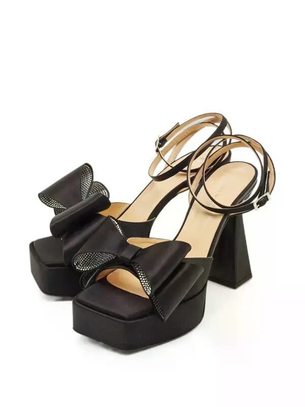 Mach & Mach Embellished Platform Sandals