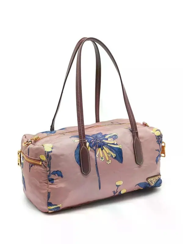 Prada Floral Print Satchel Bag