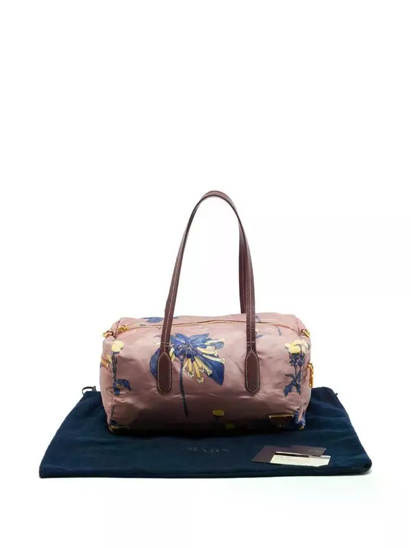 Prada Floral Print Satchel Bag