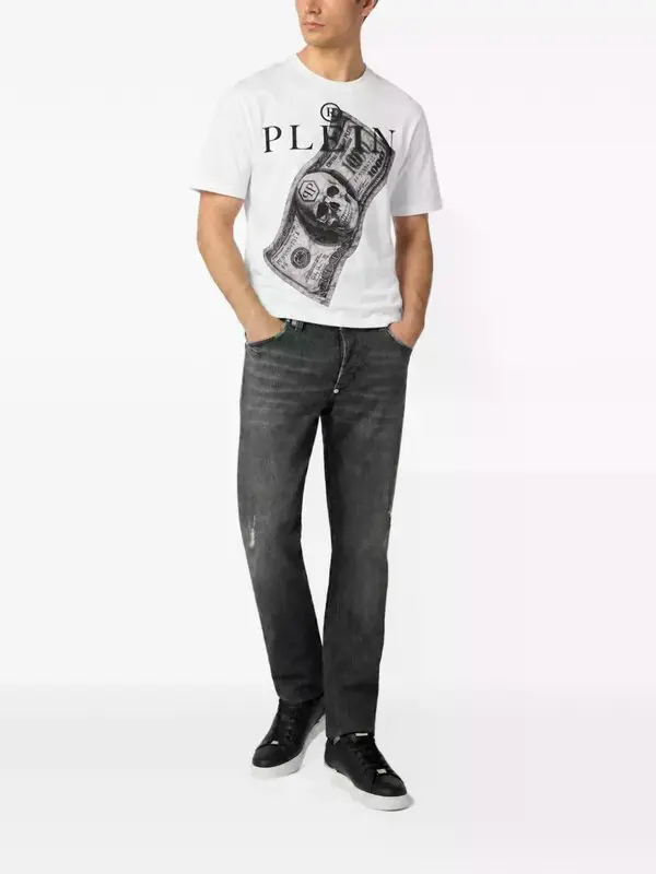 Philipp Plein Jersey T-shirt Dollar