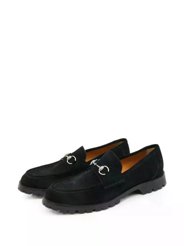 Gucci Horsebit Suede Loafers