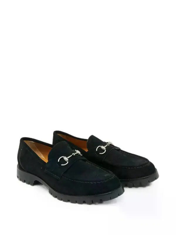 Gucci Horsebit Suede Loafers