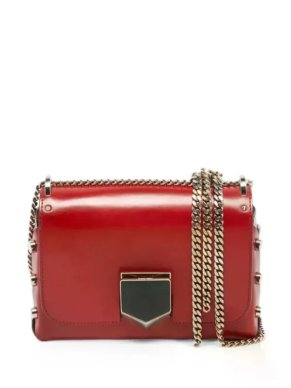 JIMMY CHOO Lockett City Shoulder Bag - Red