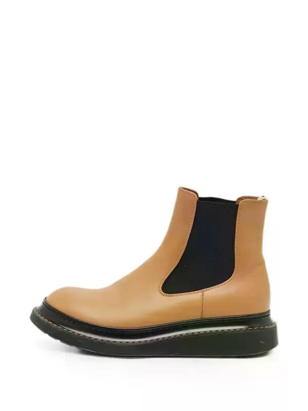 Loewe Elasticated Side Chelsea Boots - Neutrals