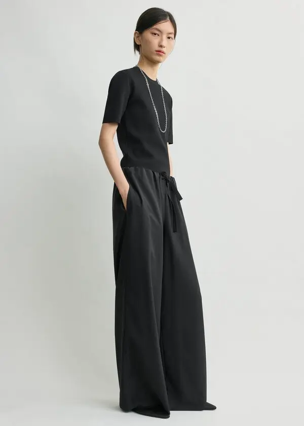 TOTEME Drawstring Dinner Trousers Petite
