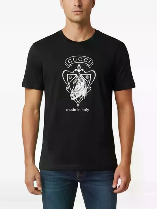 Gucci Graphic-print Cotton T-shirt