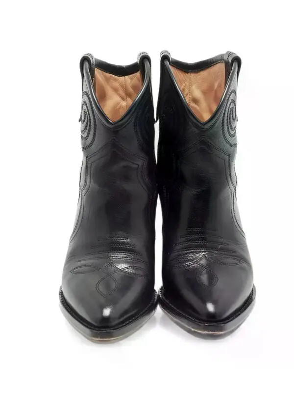 ISABEL MARANT VINTAGE Dewina Leather Ankle Boots