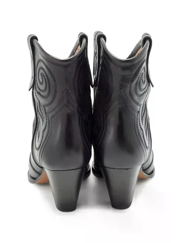 ISABEL MARANT VINTAGE Dewina Leather Ankle Boots