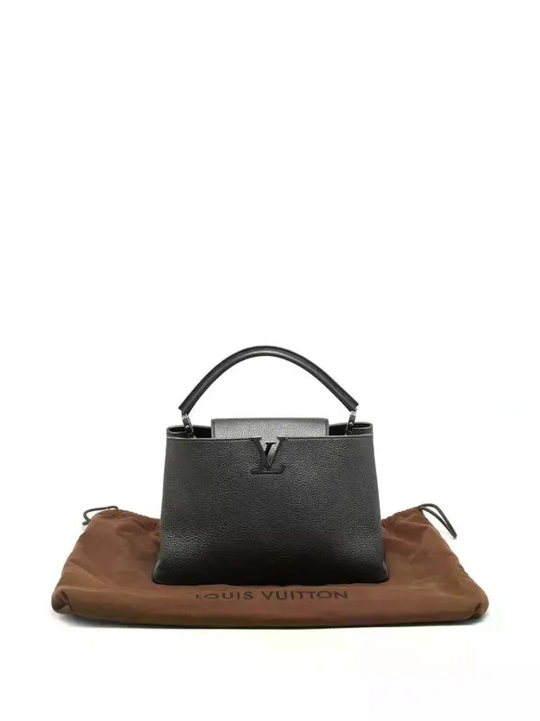 LOUIS VUITTON Capucines Mm Tote Bag - Grey