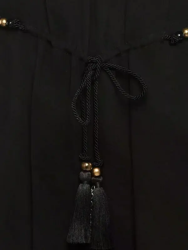 Saint Laurent Embroidered Square-neck Mini Dress