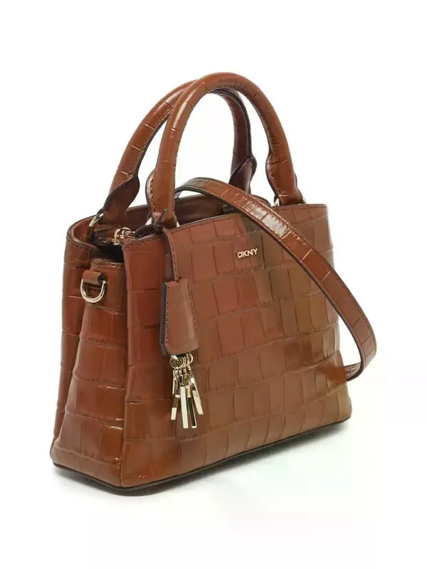 Dkny Paige Croc-embossed Leather Tote Bag