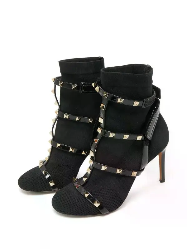 Valentino Garavani Rockstud Ankle Boots - Black
