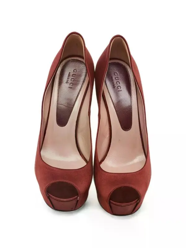 Gucci Peep-toe Platform Pumps