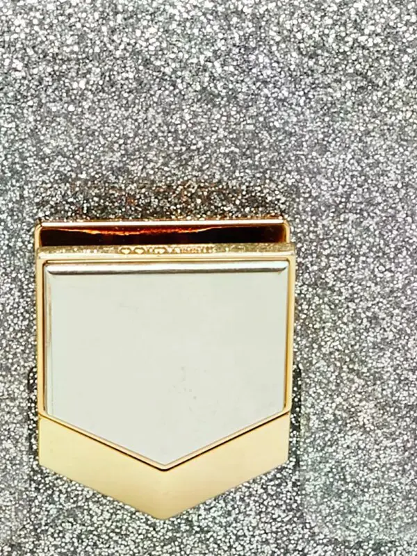 JIMMY CHOO Lockett Glitter Clutch Bag