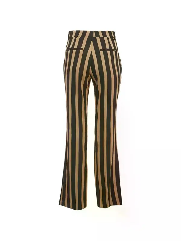 Etro Striped Knit Trousers - Black