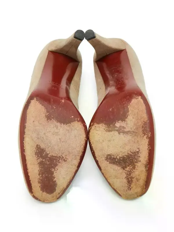 Gucci Mischa Tassel-detail Suede Heeled Pumps