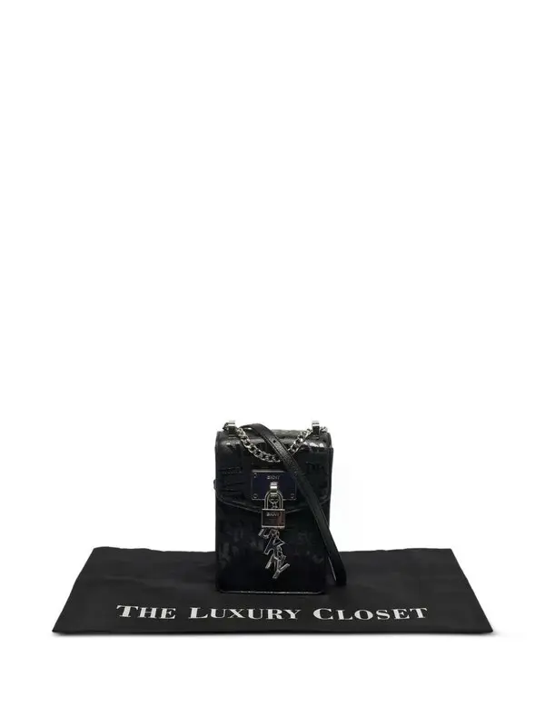 Dkny Elissa Padlock-charm Leather Crossbody Bag