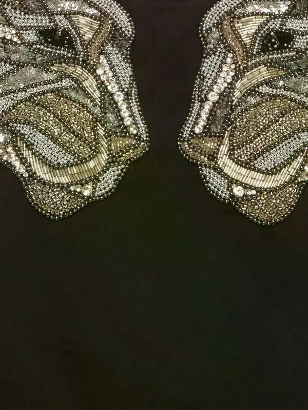 Balmain Embellished Tiger T-shirt