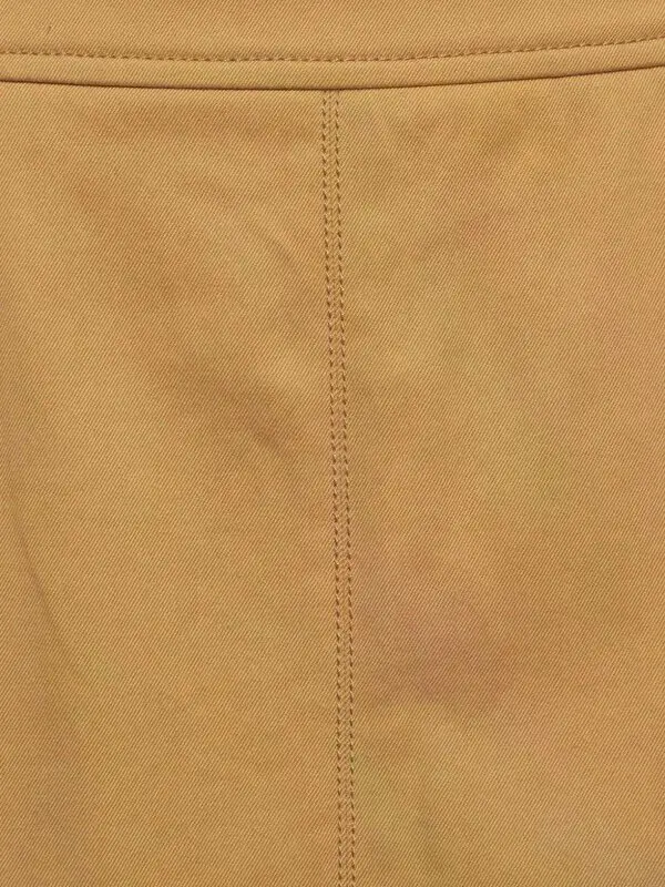 Hermès Cotton Zip-fastening Mini Skirt