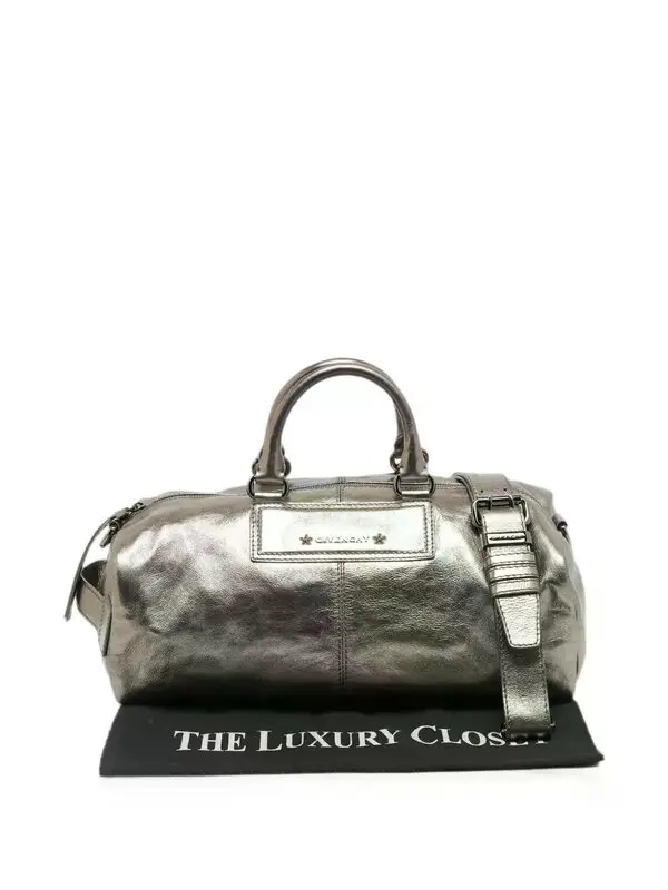 Givenchy Textured Logo Plaque Travel Bag