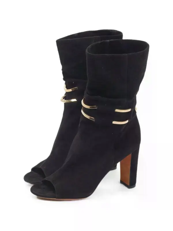 JIMMY CHOO Legion Chain Detail Ankle Boots