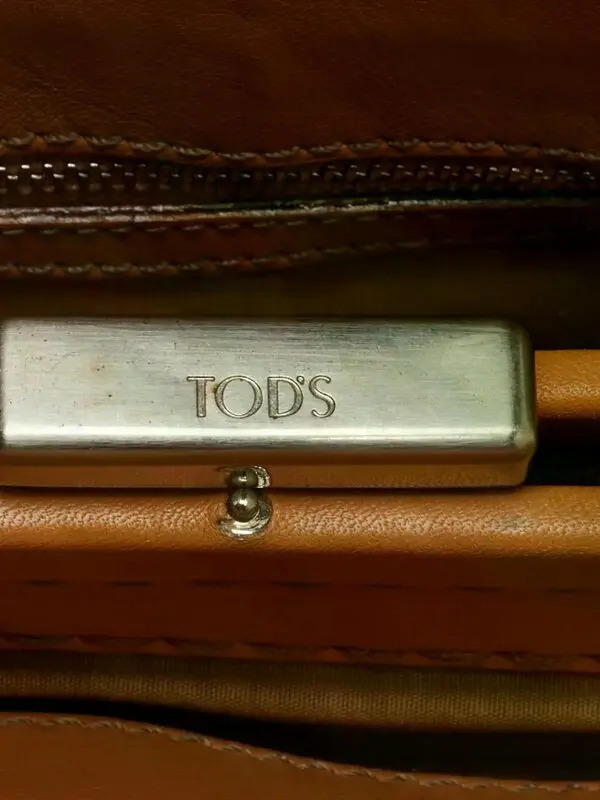 TOD'S Frame Leather Tote Bag