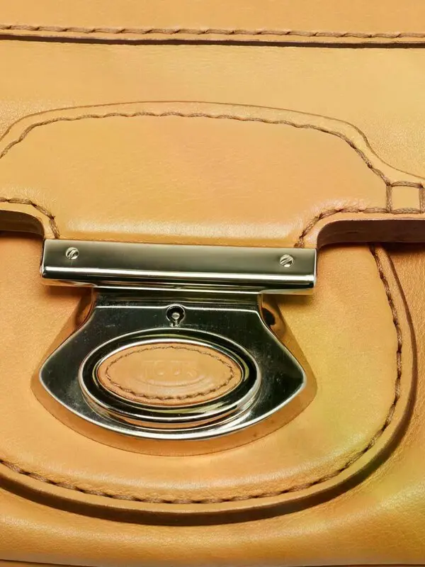 TOD'S Frame Leather Tote Bag