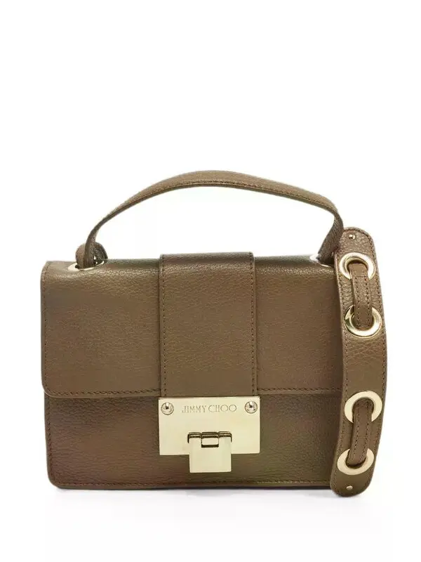 JIMMY CHOO Rebel Top Handle Bag - Brown