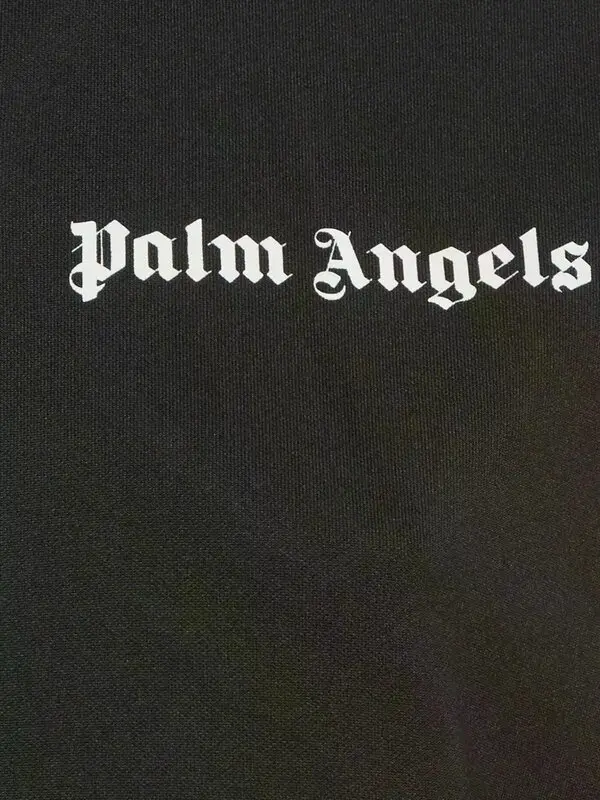 Palm Angels Logo Print Side-stripe Track Jacket