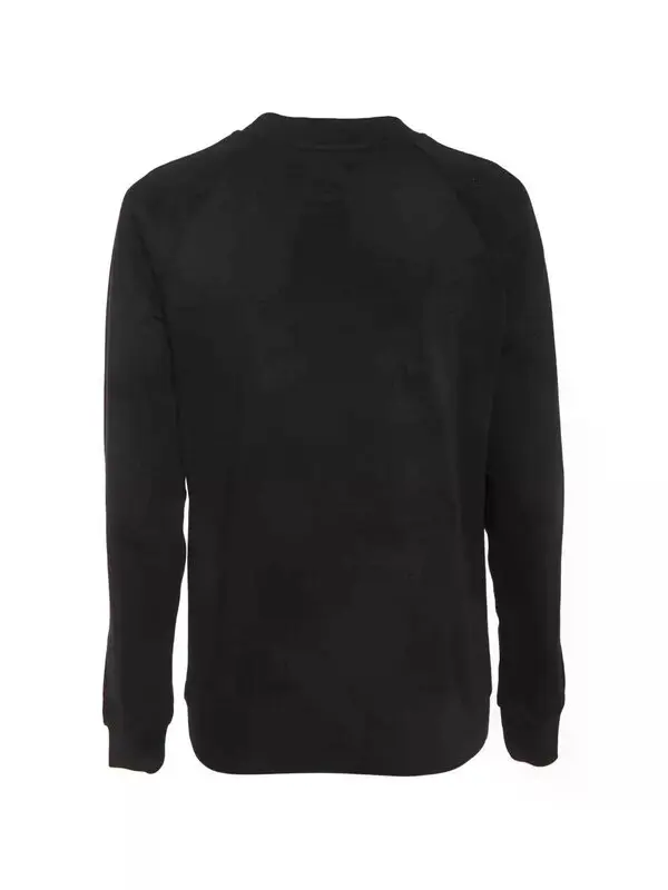 Balmain Logo Print Cotton Sweatshirt