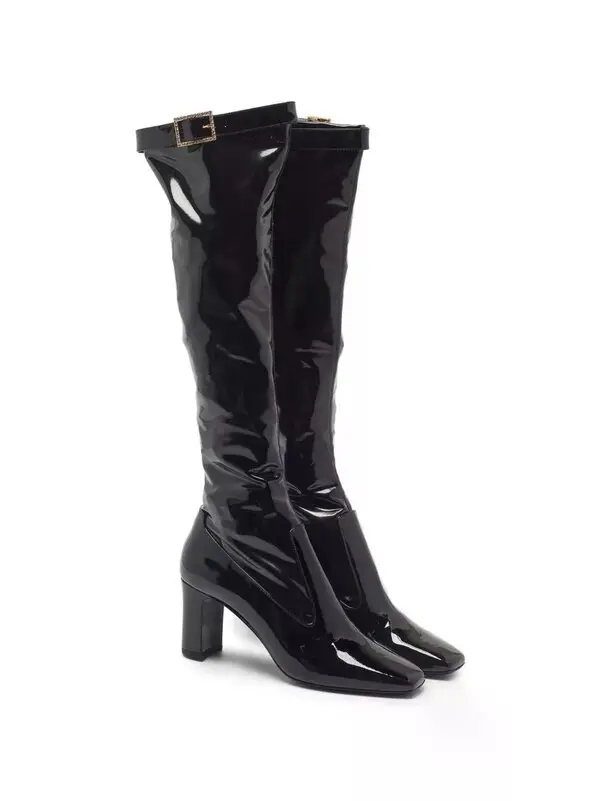 Saint Laurent Twiggy Patent Leather Boots