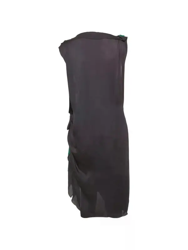 LANVIN Sleeveless Ruffled Midi Dress
