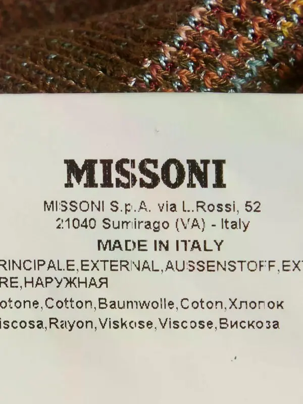 Missoni Knit Cotton Vest