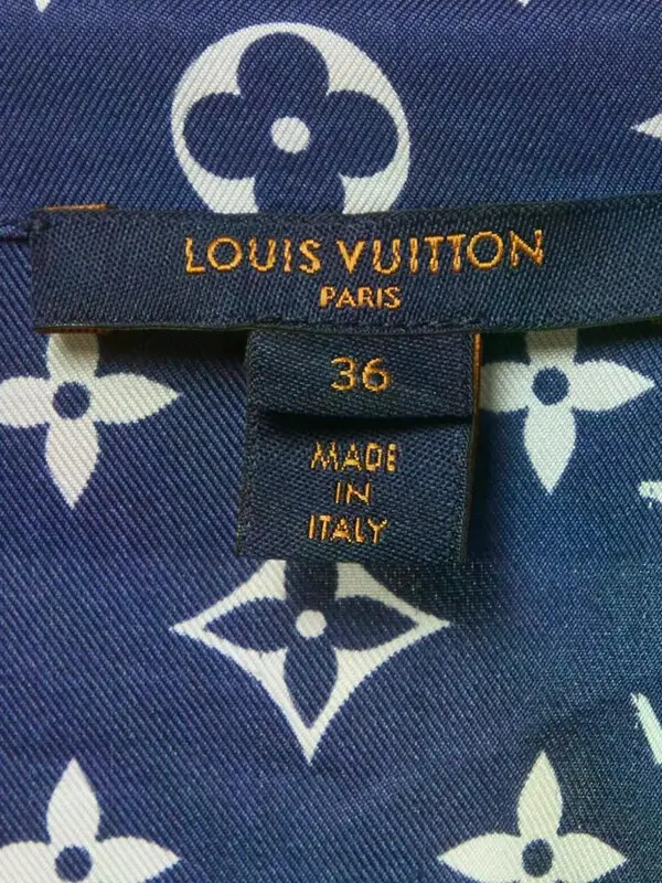 LOUIS VUITTON Monogram Silk Pajamas