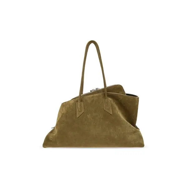 Attico Suede Tote Bag - Green