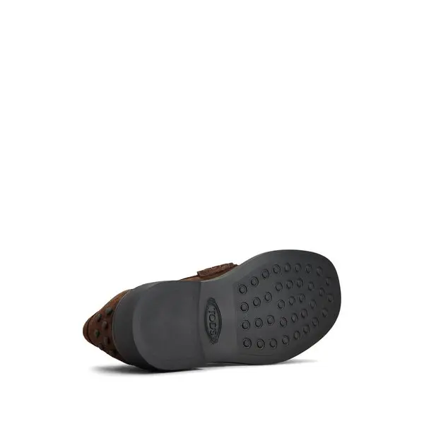 TOD'S Suede Loafers - Brown