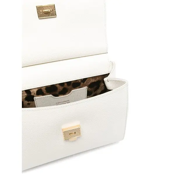 Dolce & Gabbana Calfskin Tote Bag - Cream